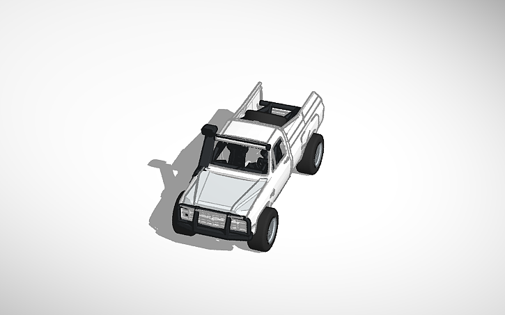 3D design Chevy Baja Truck - Tinkercad