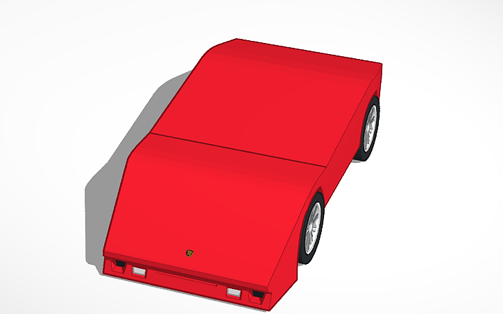 3D design Cartoon Lamborghini Countach | Tinkercad