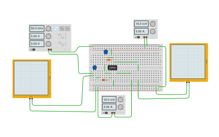 Circuit design DIFFERENTIATOR | Tinkercad