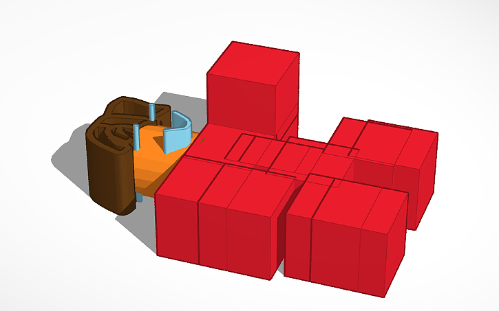 3D design roblox Bacon hair - Tinkercad