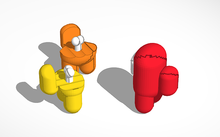 3D design Among us - Tinkercad