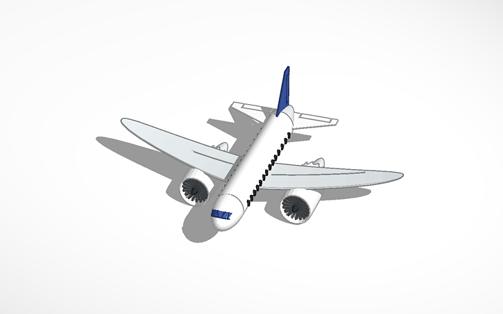 3D design 787 dreamliner | Tinkercad