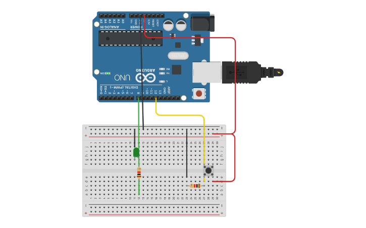 Circuit design Boton | Tinkercad