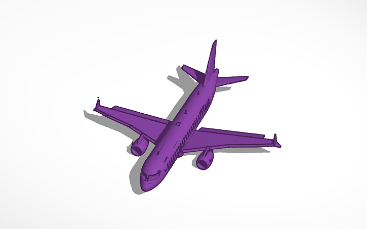 3D design AIRPLANE - Tinkercad