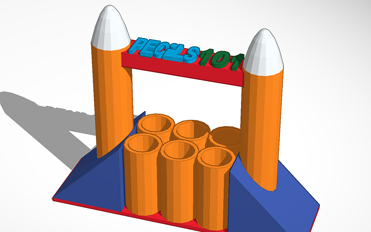 3D design Pencil Box - Tinkercad
