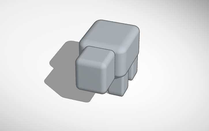 3D design Toy Template 2 - Tinkercad