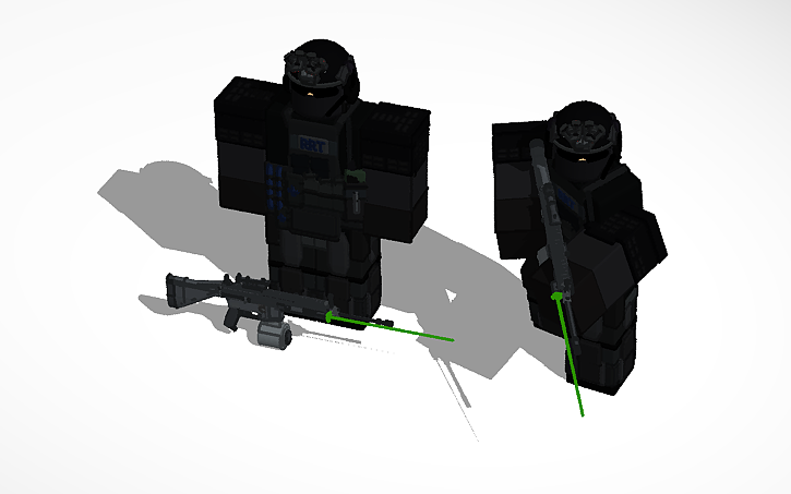 3D design scp roleplay Rapid Response Team (R.R.T.) | Tinkercad