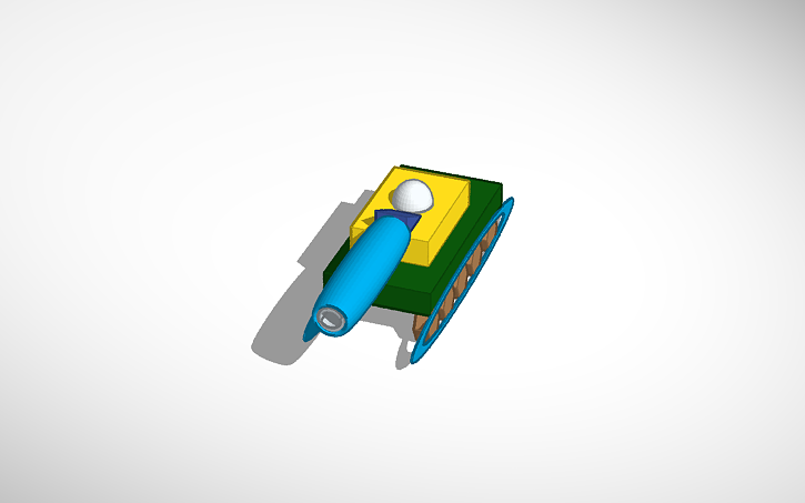 3D design tank | Tinkercad