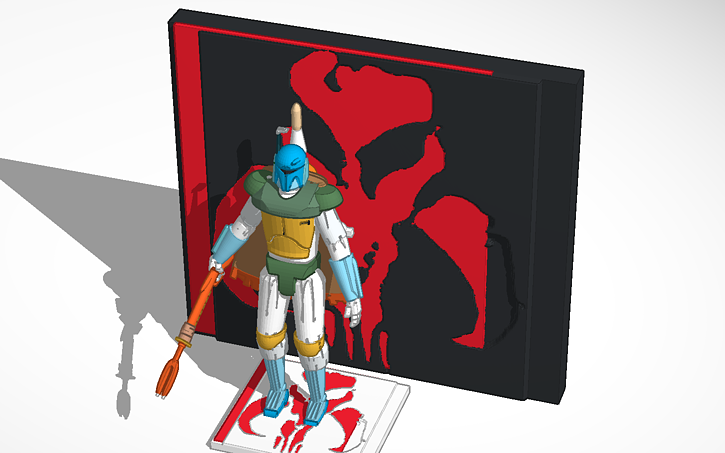 3D design Boba Fett (Holiday Special Version)#2-1/31/15 | Tinkercad