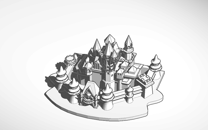 3D design Disney Castle - Tinkercad
