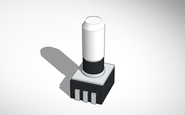 3D design Square Potentiometer | Tinkercad