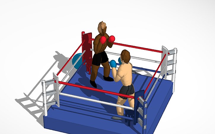3D design Boxing Ring - Tinkercad