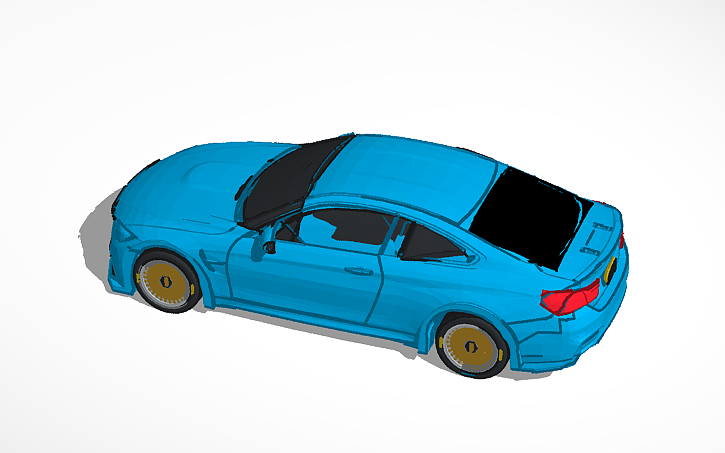 3D design BMW M4 - Tinkercad