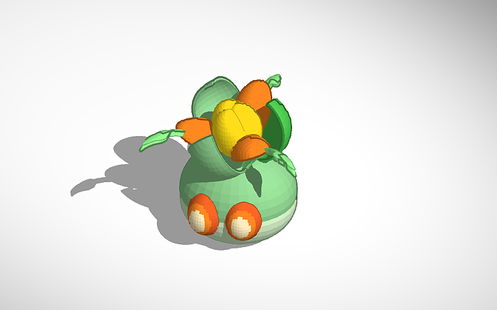 3D design dendro slime - Tinkercad