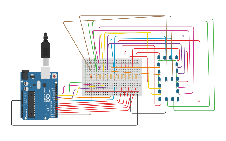 Circuit design display - Tinkercad