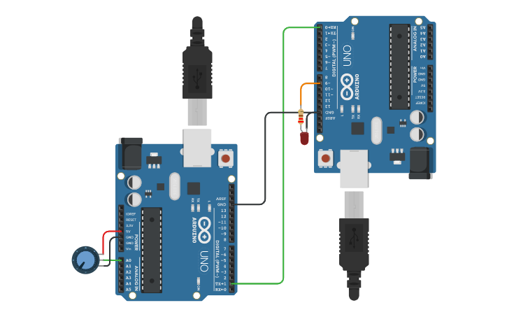 Circuit design SERIAL: APLICAÇÃO SIMPLEX - 1 - Tinkercad