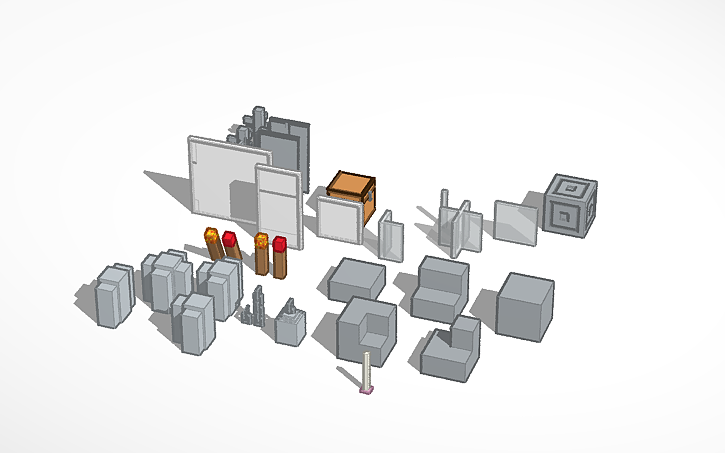 3D design Minecraft Blocks | Tinkercad