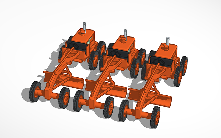 3D design Road grader | Tinkercad