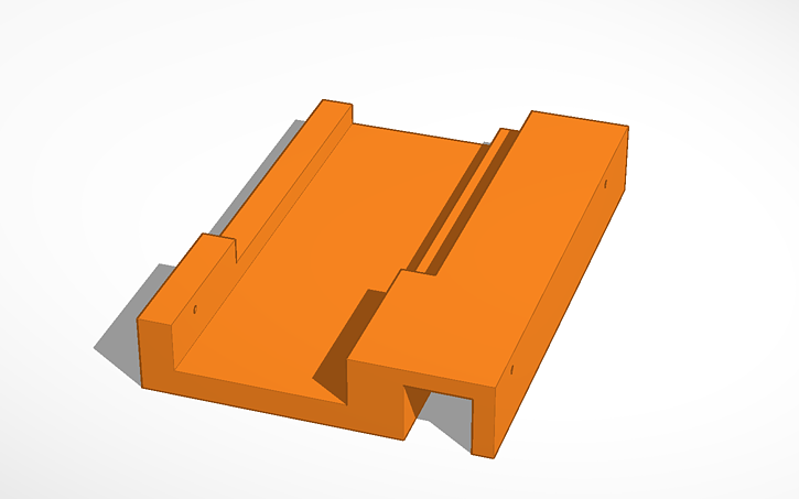 3D design SSD Drive Blank - Tinkercad