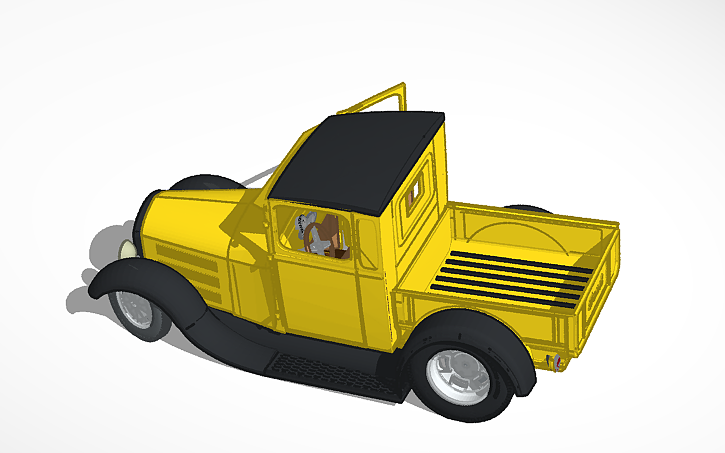 3D design 1940 Ford Pickup Truck (Rat Rod) - Tinkercad