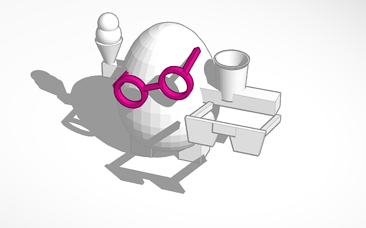 3D design egg | Tinkercad