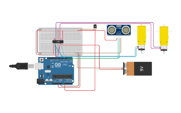 Circuit Design Fse 100 Robot Circuit Tinkercad