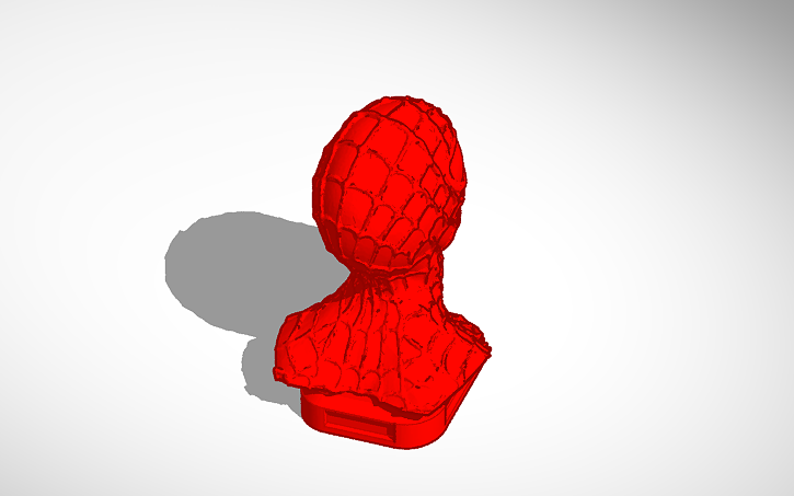 3D design Spiderman - Tinkercad