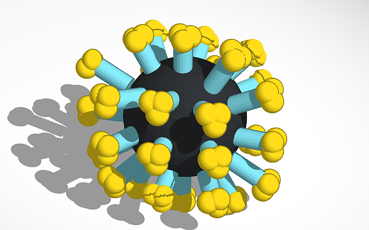 3D design Coronavirus - Tinkercad