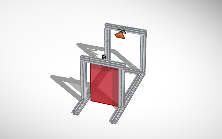 3D design Copy of 2020 Aluminium Extrusion - Tinkercad