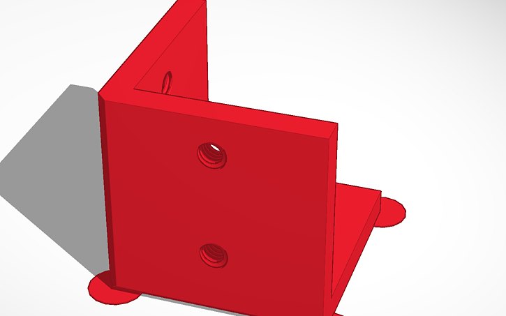 3D design corner bracket | Tinkercad