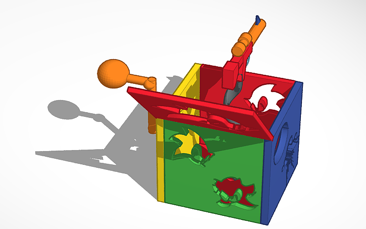 3D design caja musical - Tinkercad