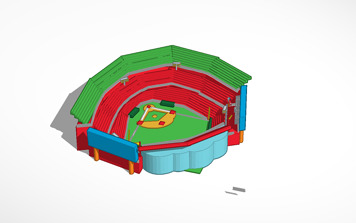 3D design SFS Baseball Stadium - Tinkercad