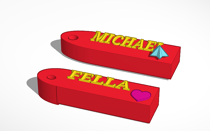 3D design Nickname - Tinkercad