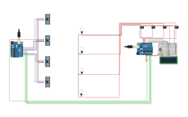 Circuit design 4) Smart Street Light | Tinkercad