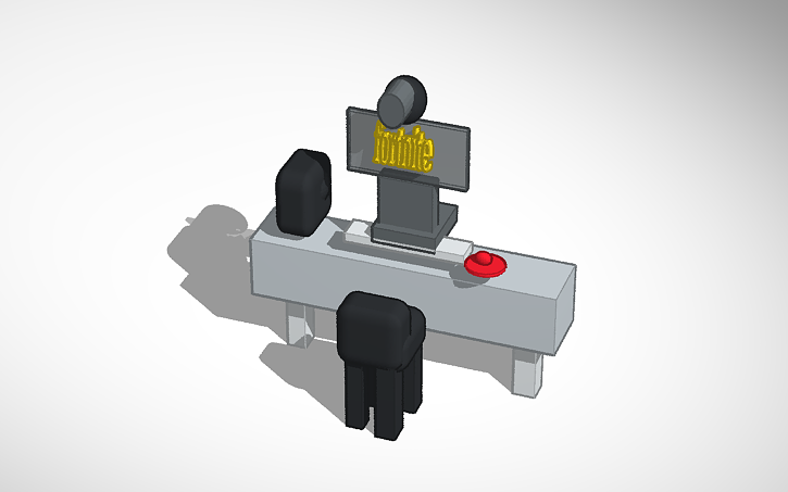 3d Design Gaming Setup Tinkercad