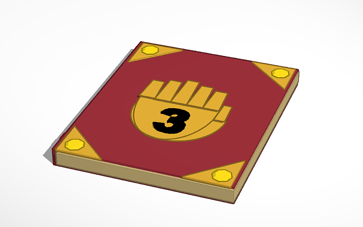 3d Design Gravity Falls Journal 3 Tinkercad
