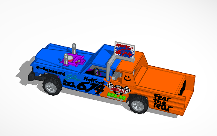 3D design 1976 cadillac full weld derby car - Tinkercad