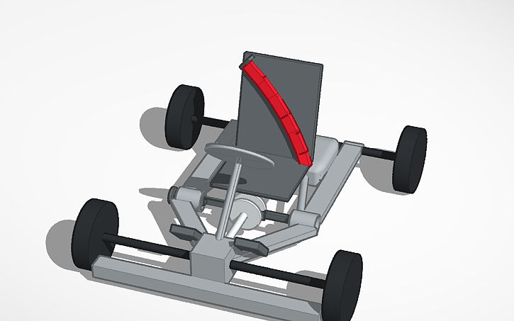 3D design Go-Kart/Car template - Tinkercad
