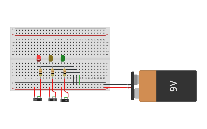 Lampu Lalu Lintas Arduino Autodesk Tinkercad Eroppa