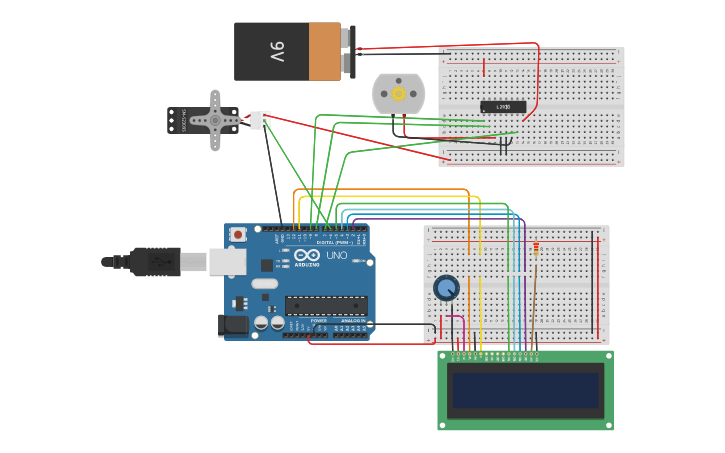 Circuit design Lab 9 - Tinkercad