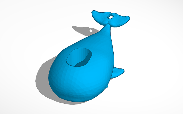 3D design s whale - Tinkercad