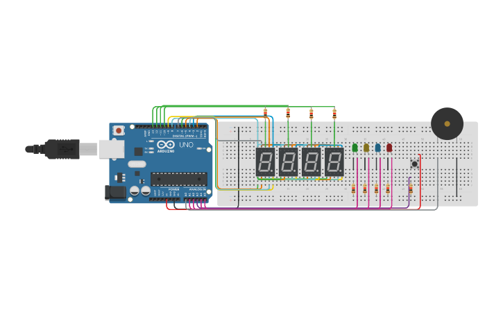 Circuit Design Alarm Clock Tinkercad