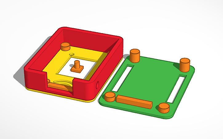 3D design Wemos D1 mini case - Tinkercad