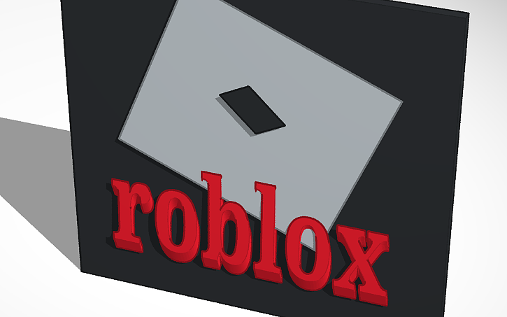 3D design logo de roblox | Tinkercad
