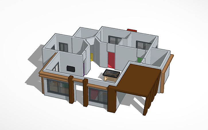 3D design Floor Plan | Tinkercad