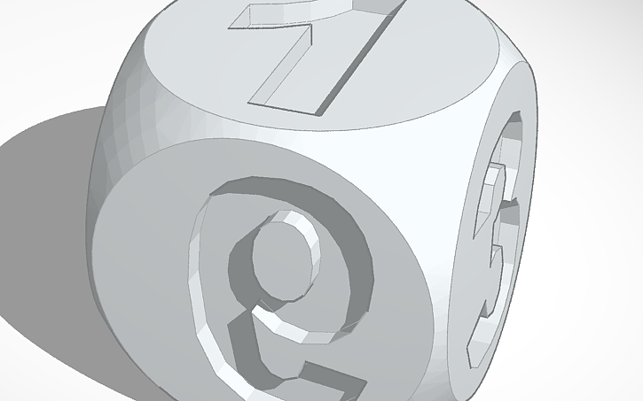 3D design noppa - Tinkercad