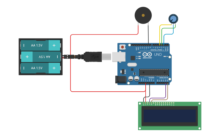Circuit design timer encoder rotativo + oled - Tinkercad