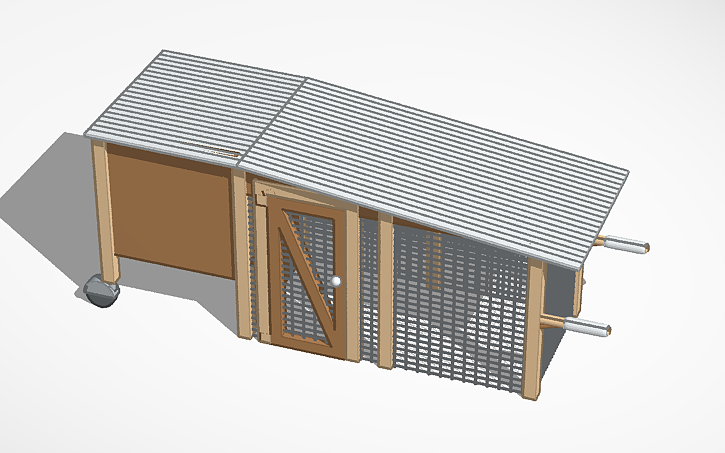 3D design Chicken coop - Tinkercad