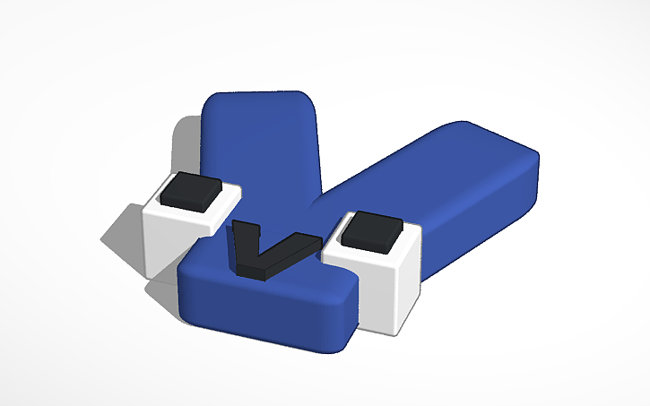 3D design Alphabet Lore: V - Tinkercad