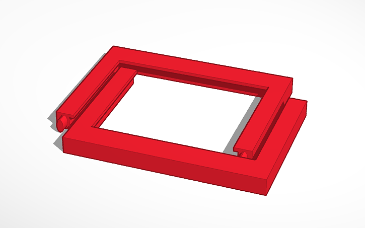 3D design pic frame - Tinkercad